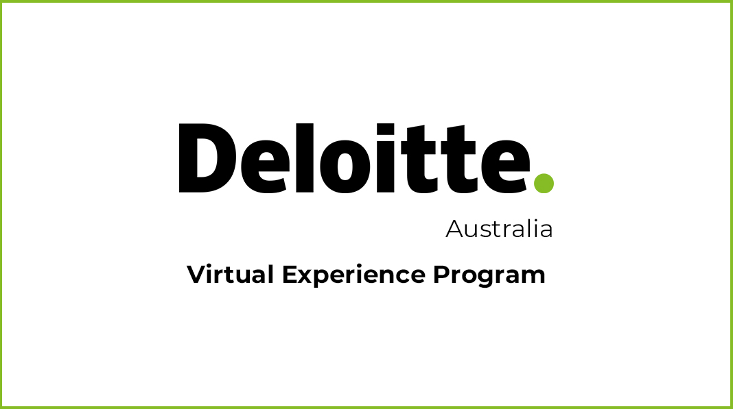 Deloitte Australia Virtual Experience Program - Informarius
